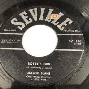 GENERIC | Media | Marcie Blane A Time To Dream Bobbys Girl Sv2 Vg 45rpm ...